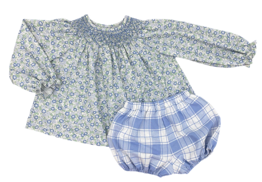 Emory Smocked Bloomer Set, Ella Floral (Ready to Ship) – James and ...