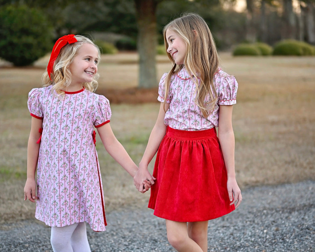 Cece Dress, Holiday Floral – James and Lottie INC