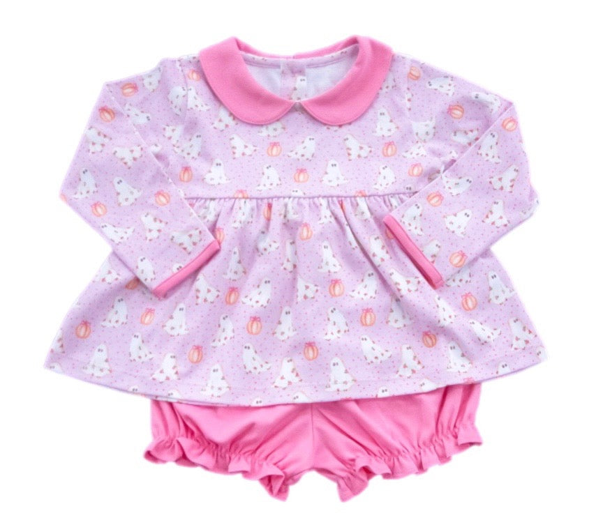 Sally Knit Bloomer Set, Ghost – James and Lottie INC