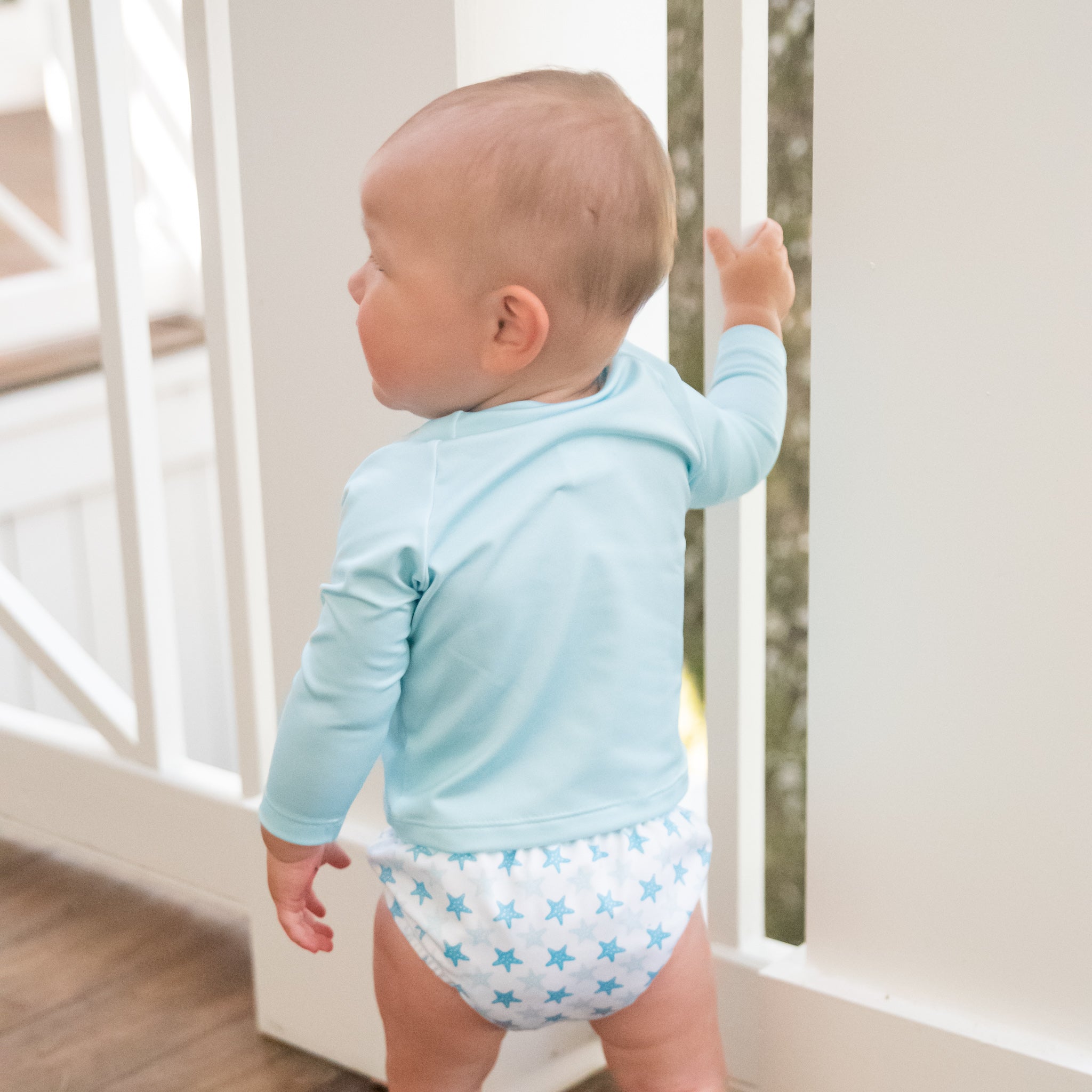 Sammy Starfish Print Diaper Cover – James and Lottie INC